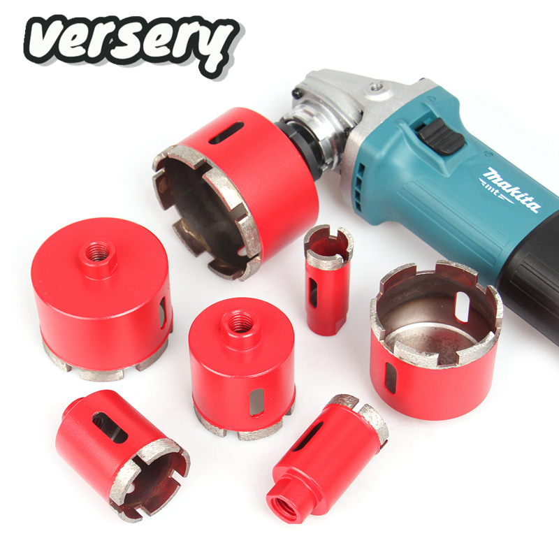 Versery 1PC 6-60mm M14 Sintering Core Bit Diamond Hole Saw Drill Bits ...