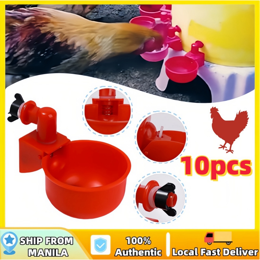 20PCS Automatic Poultry Chicken Water Drinker Cup/Feeder for Duck Goose ...