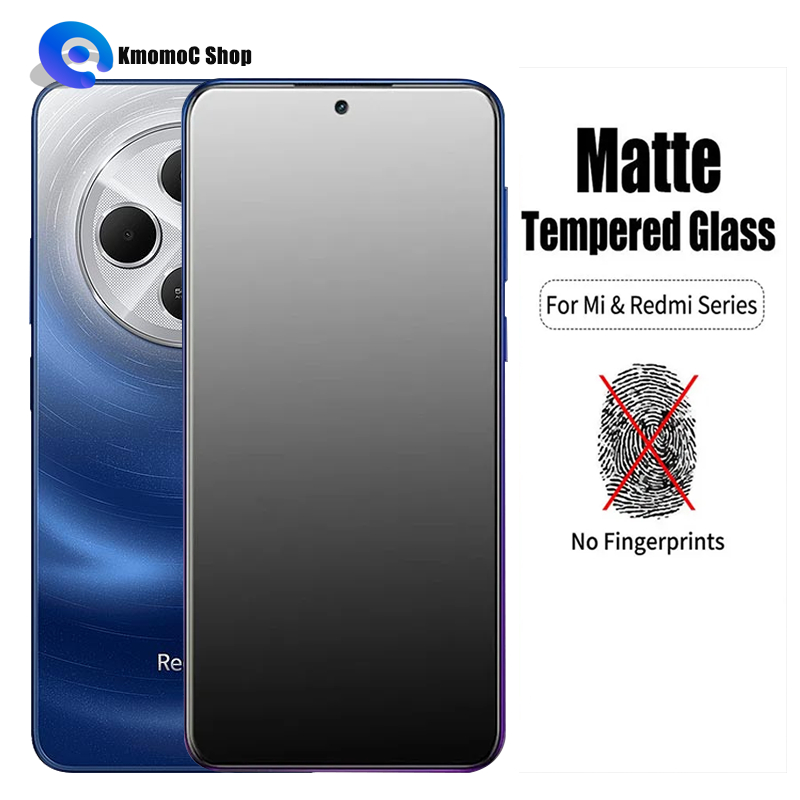 Anti-fingerprint Temperd Glass Xiaomi POCO C61 C65 Redmi 14C 13 A3 13C A1 A2 12 12c Plus 10x 10 ...