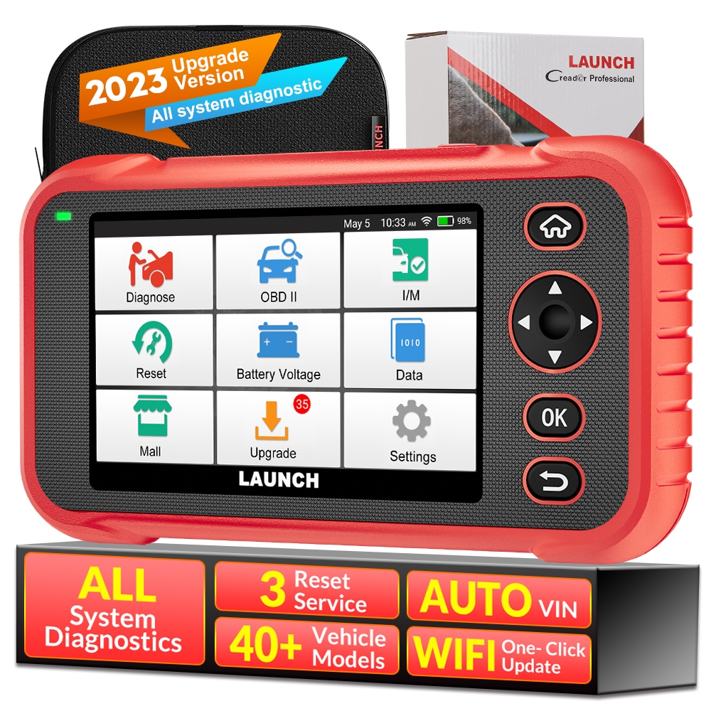 LAUNCH CRP123E Plus Elite Lifetime Free Update OBD2 Scanner, Full ...