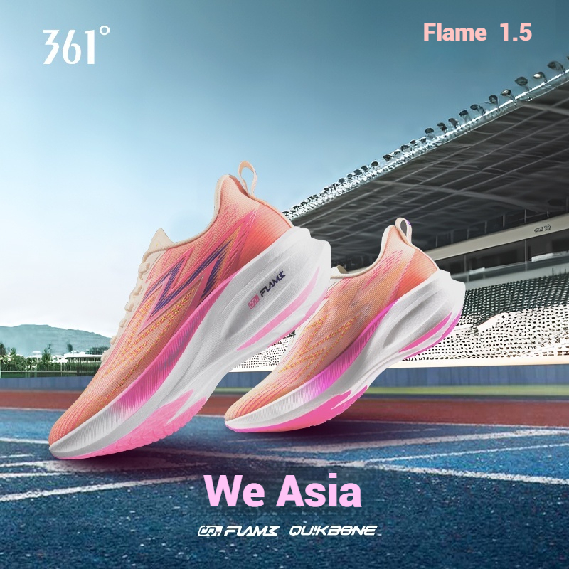 361 Degrees Flame 1.5 Men Running Shoes Wear-resistant Breathable ...