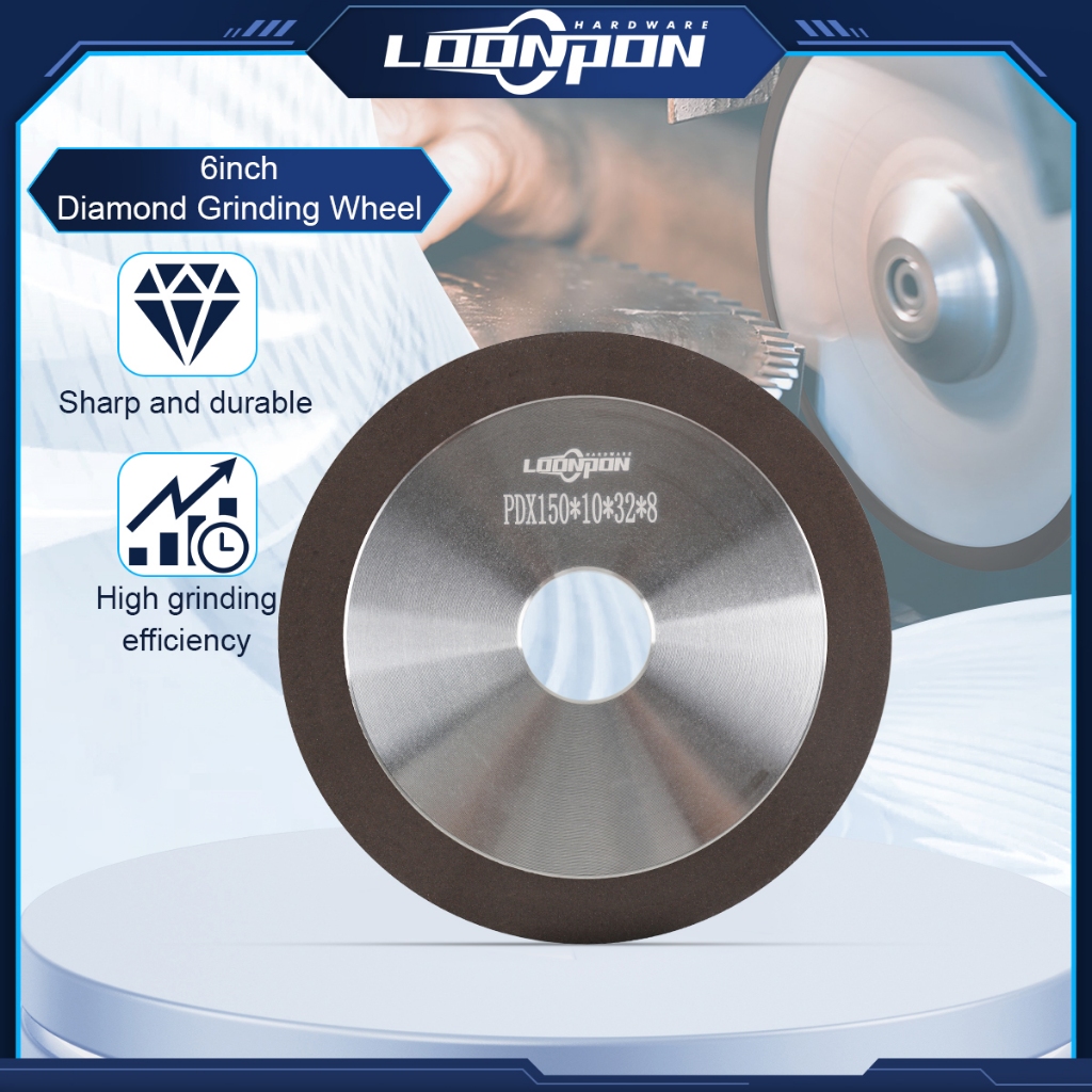 6inch Diamond Grinding Wheel Single Beveled Edge Diamond Grinding Wheel ...