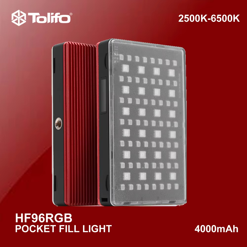 TOLIFO Portable Size RGB led Camera Studio Photography Shooting Fill ...