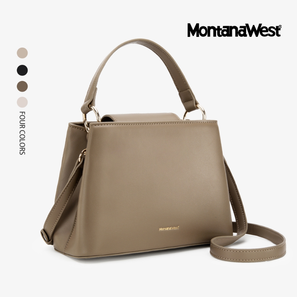 Montana West Leather Women Handbags Pu Shoulder Bag For Lady Shopee