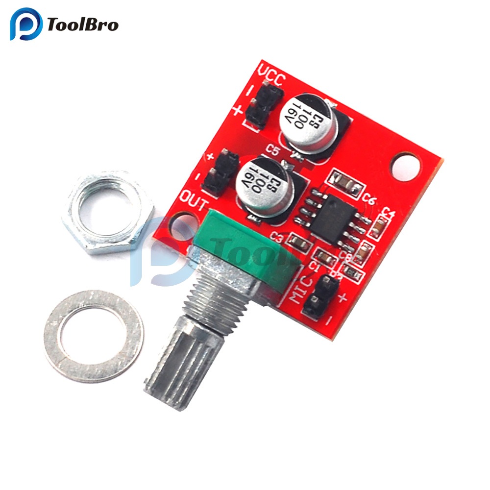 LM386 DC4-12V Electret Microphone Amplifier Board Microphone Pickup ...