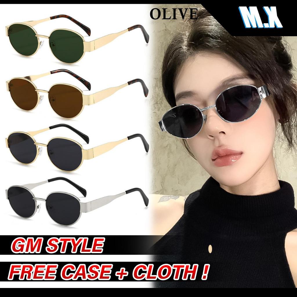 Aesthetic shades For Women Sunglasses For Men Korea Style UV Protection Sunglasses MX STUDIO ...