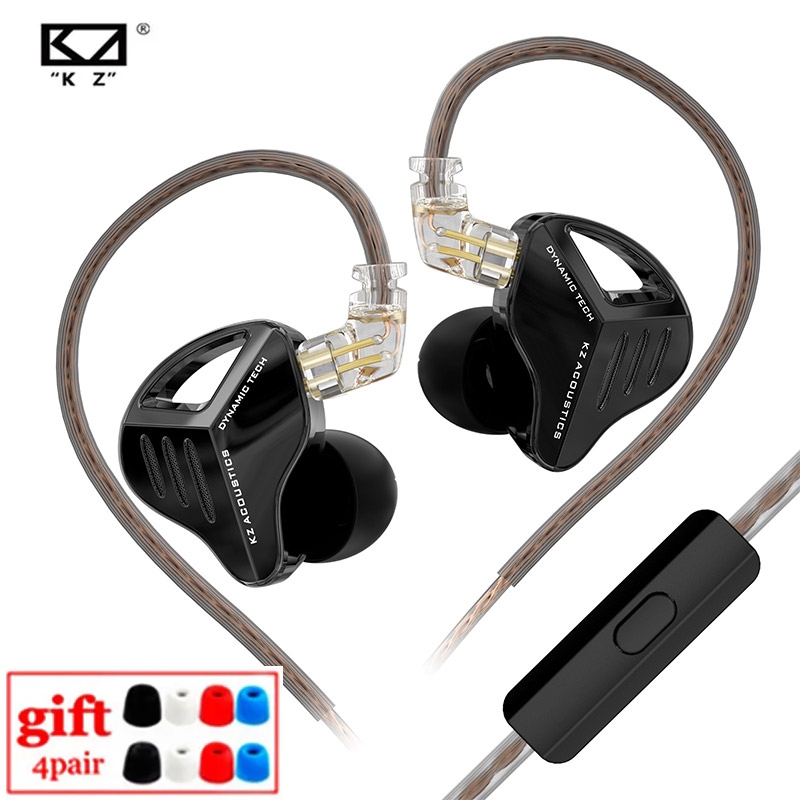 KZ ZVX PRO Dynamic Earphones HIFI Bass Earbuds In Ear Monitor ...