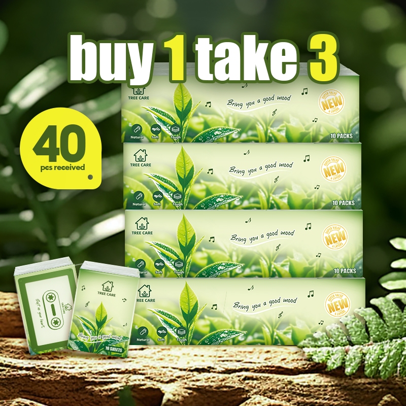 buy 1 take 3 COD#10pcs Facial Tissue Pocket Tissue Pocket Packs 1pcs is ...