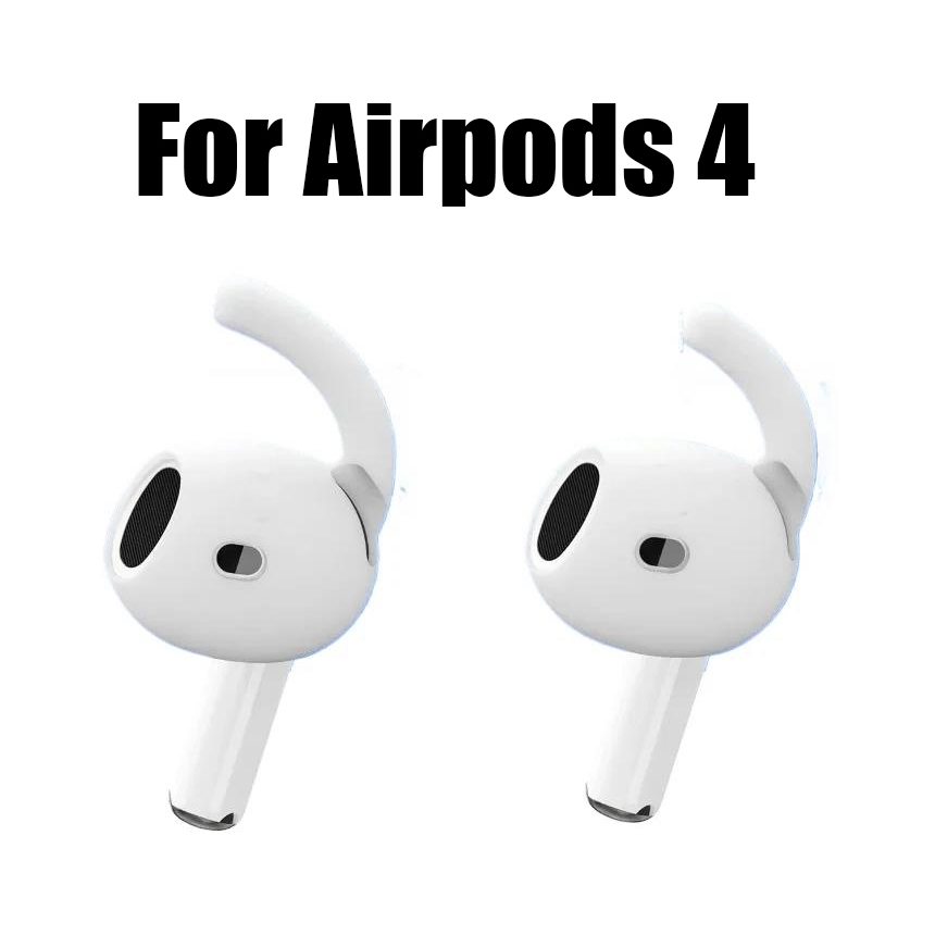 Silicone Eartips for AirPods 4 Tips Generation Sport Anti Shark Fin ...