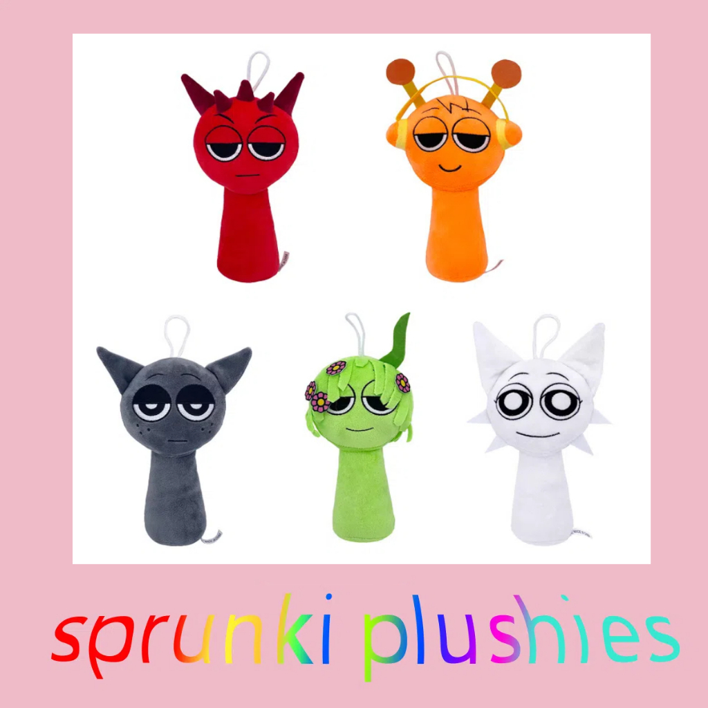 Sprunki Incredibox sprunki Wenda Gray Oren Raddy plush toy christmas ...