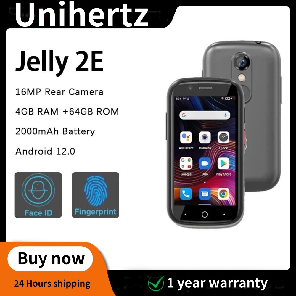 Global Version Unihertz Jelly 2E 4G Mini Smartphone Android 12 3" HD ...
