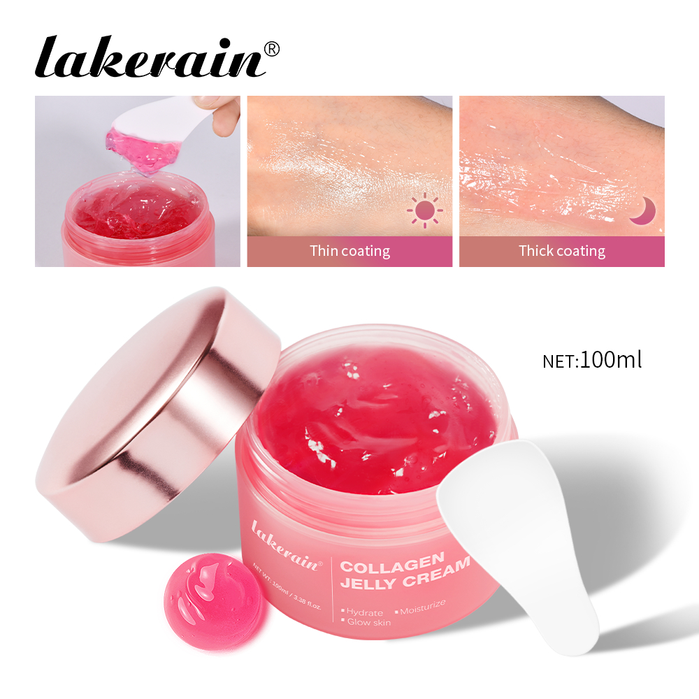 Lakerain 24h Glow&Lifted Collagen Jelly Cream Niacinamide And Hydrolyzed Collagen Shrinks Pores ...