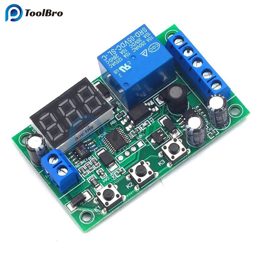 Yyi 2 Dc Current Detection Module Relay Digital Display Overcurrent