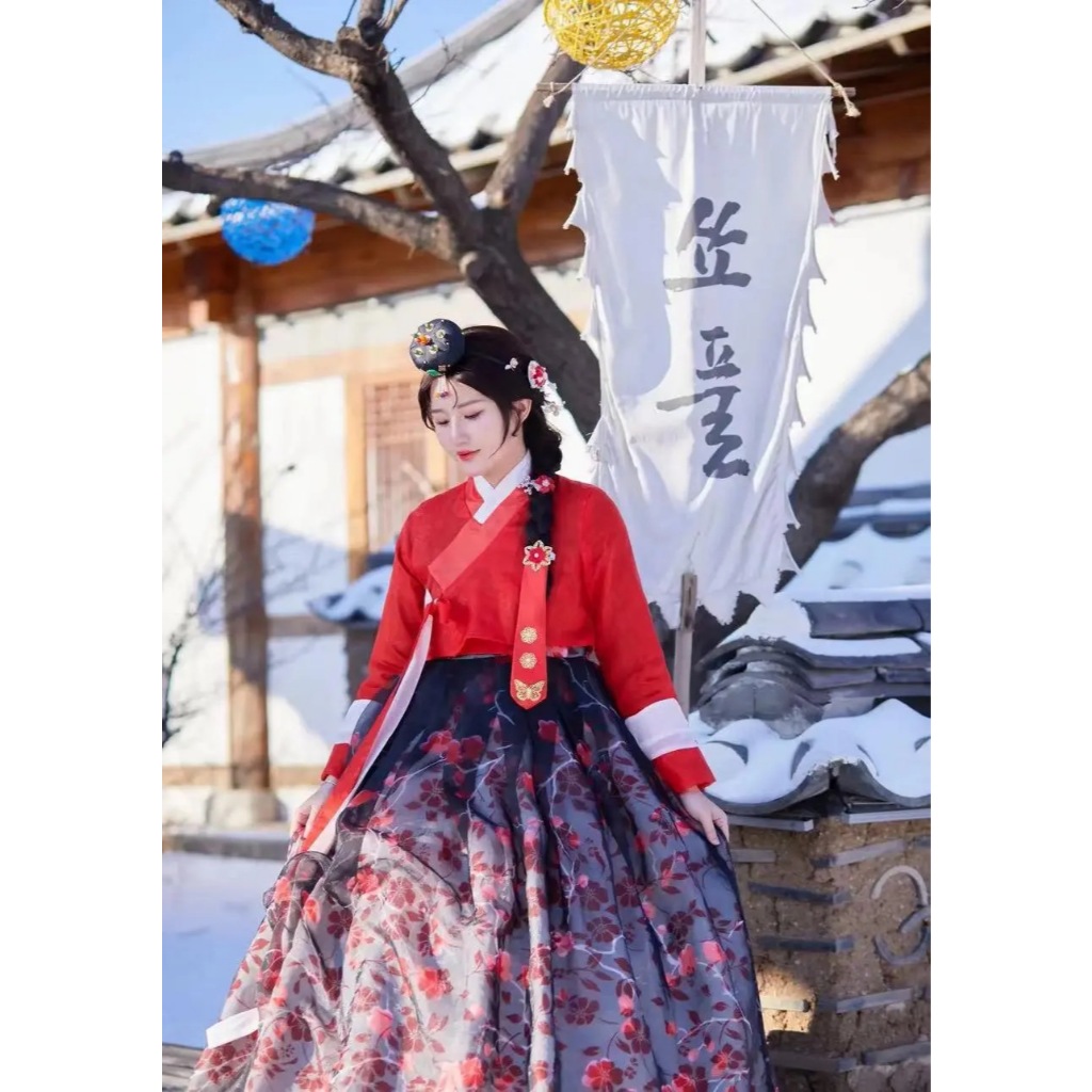 Yanbian Yanji Korean Princess Hanbok Korean Clockwork Women's Clothing ...