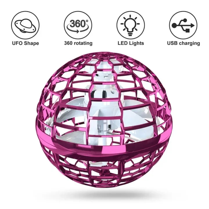 Flynova Pro Flyball Spinning Magic Swirl Ball UFO Toy Intelligent ...