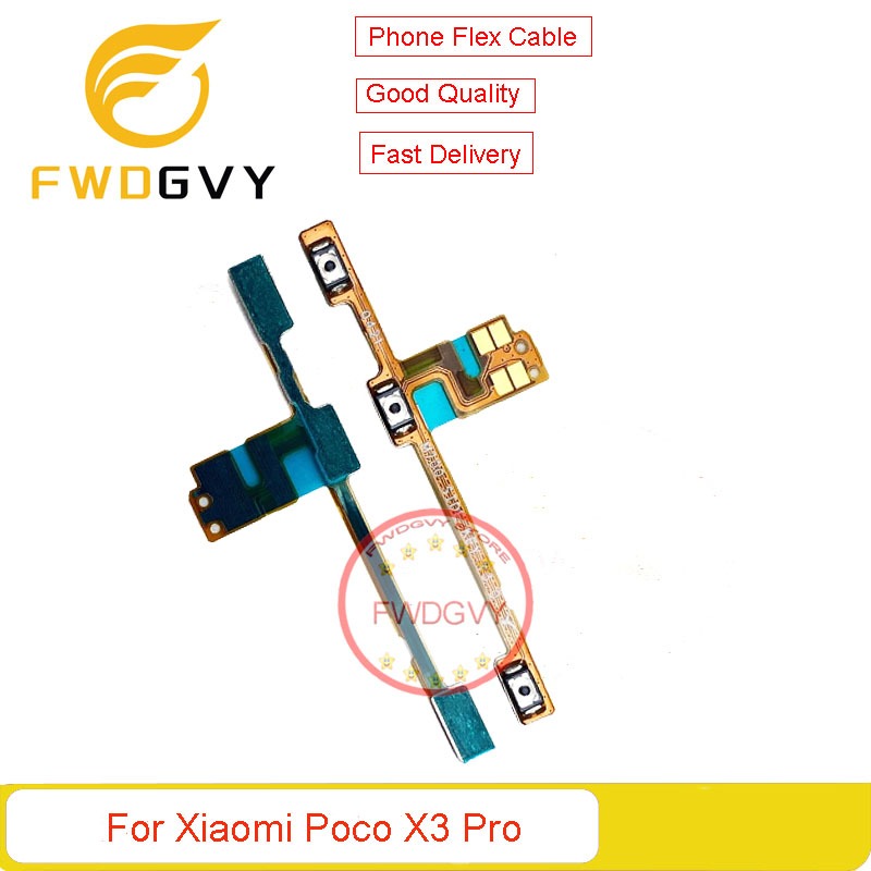 For Xiaomi Poco X3 Pro Power On Off Volume Up Down Button Key Flex ...