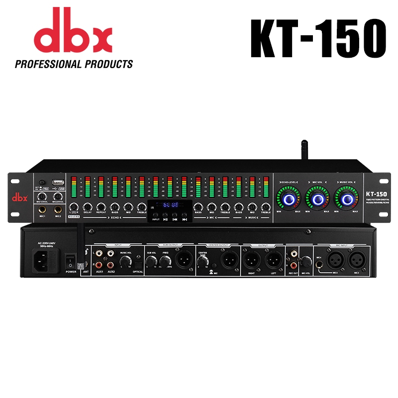 Dbx KT-150 Professional Digital Preamp Effect Processor, Reverb ...