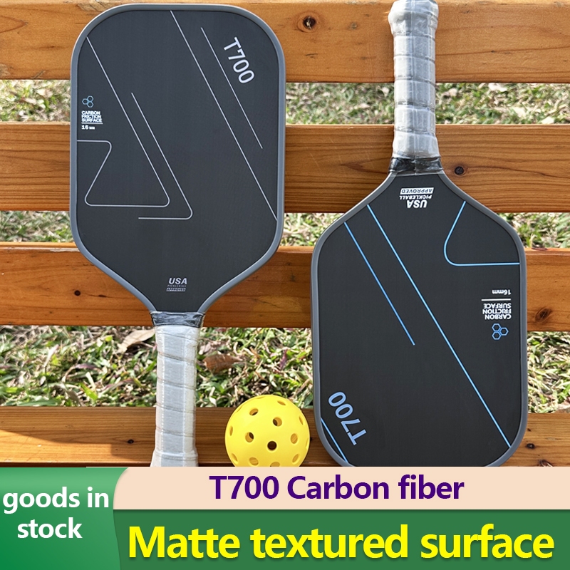 Carbon Fiber T700 Fabric Texture Pickleball Paddle, 16mm Pickleball ...