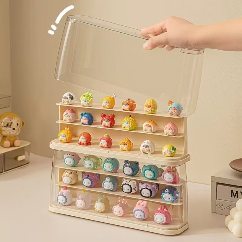 [Display Stand] Mini Cuties Blind Box Display Stand Storage Dustproof ...