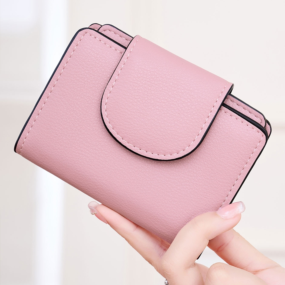 New Fashion Ladies Wallet PU Leather Short Card Holder Multifunctional ...