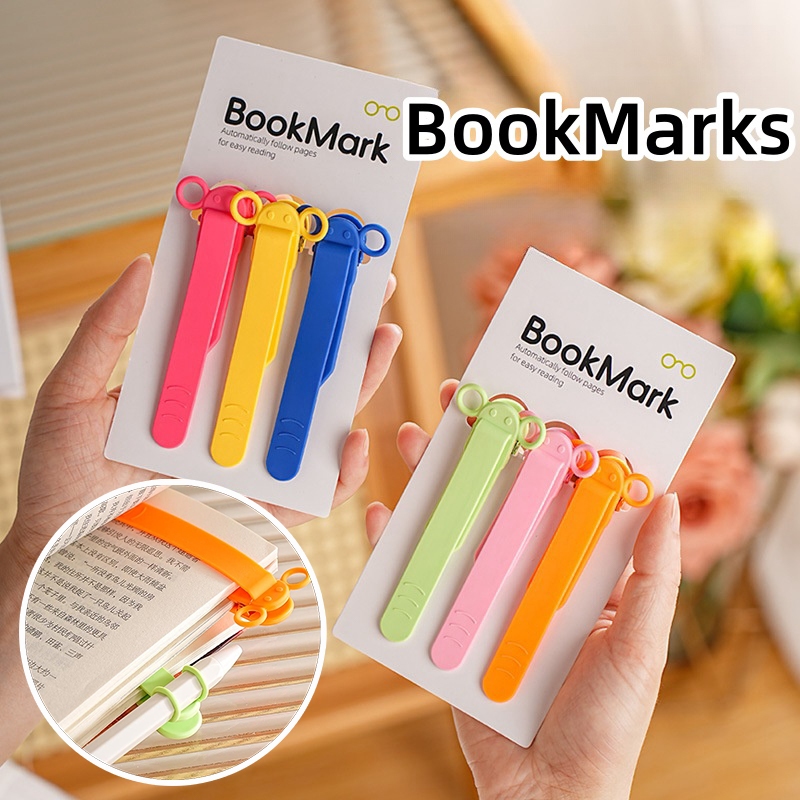 Simple Reading Bookmark Clip Automatic Follow-up Silicone Elephant ...