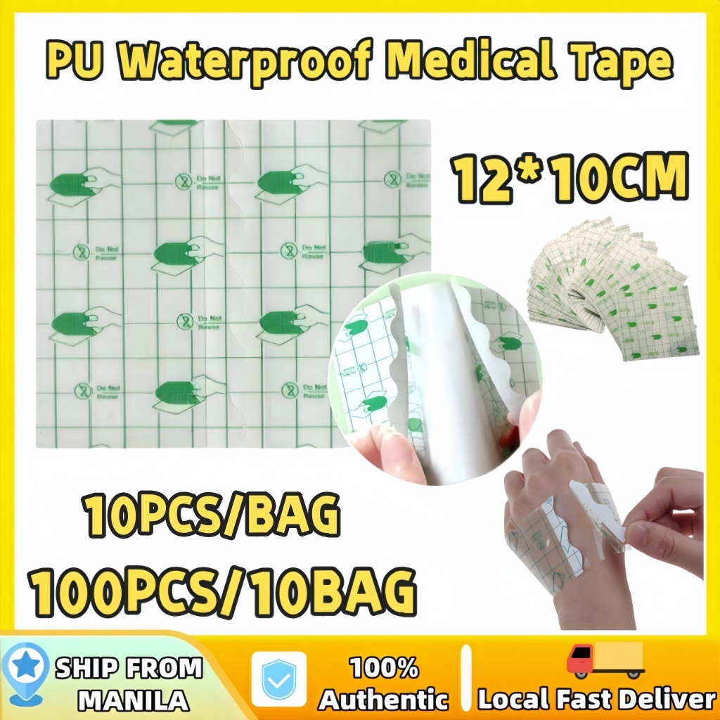 10/50/100pcs Waterproof Transparent Medical Tape/Waterproof Plaster ...