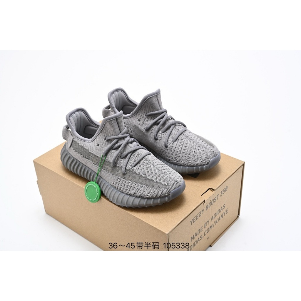 【Physical photos】Unisex ''Yeezy 350 Boost V2 "Space ash" Running Shoes ...