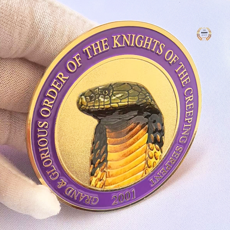 High Quality 3 Inch Metal 3D Cobra Car Emblem Grand & Glorious Order Of ...