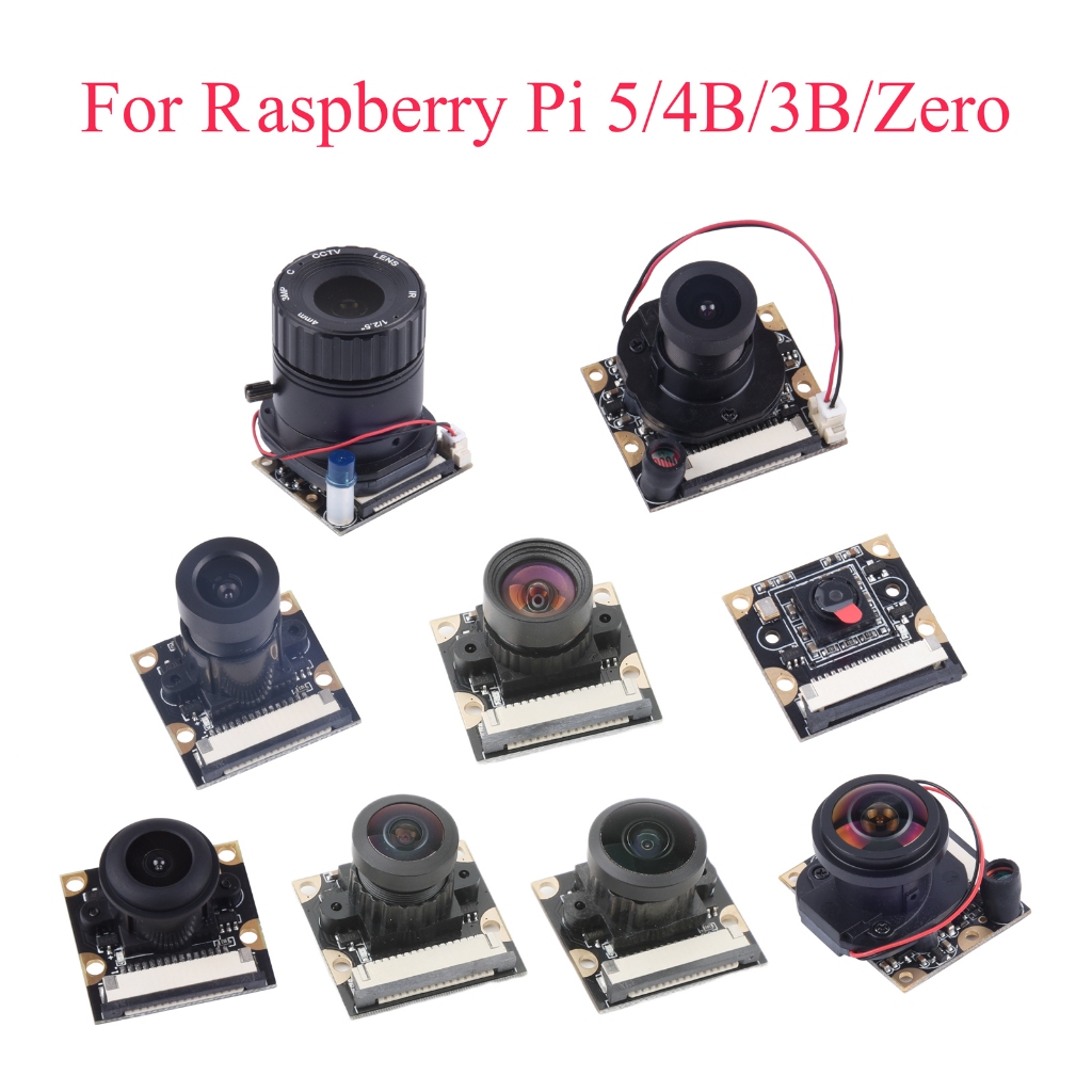 Raspberry Pi Night Vision HD Camera Module with Fill Light, Cable 5MP ...