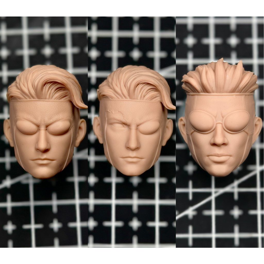 Unpainted 1/12 Scale Invincible Mark Grayson Head Carved Model Fit For ...