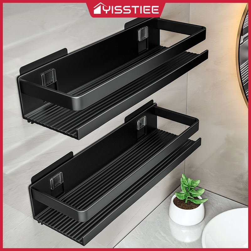 YissTiee Bathroom kitchen wall mount aluminum alloy free drilling ...