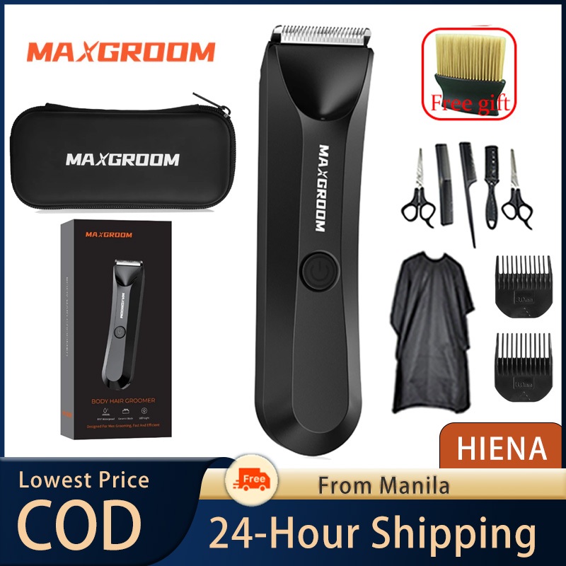 【COD】MAXGROOM Electric Shaver IPX7 Full Body Waterproof Chest Hair, Leg ...