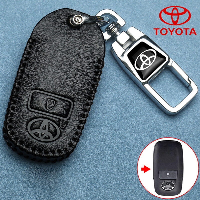 Toyota Genuine Leather Car Key Cover Compatible With Toyota Raize/Veloz ...