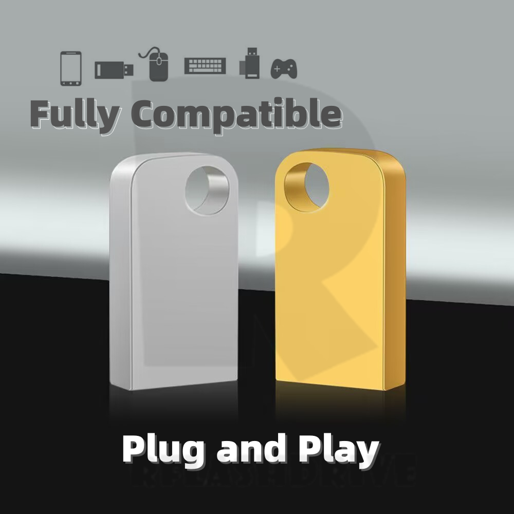 Personalized mini metal USB flash drive data USB 2.0 flash drive data ...