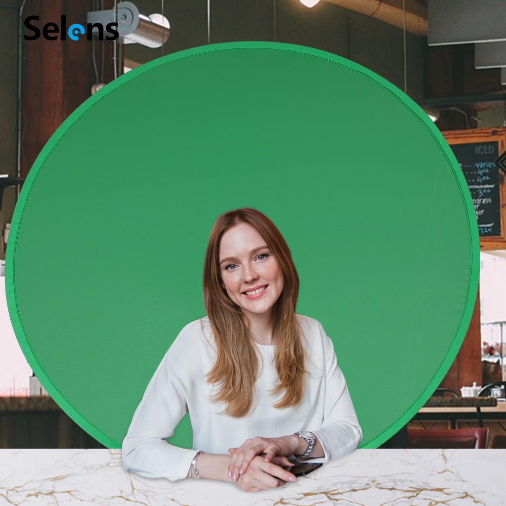 Selens Foldable Portable Double-sided Green Screen Background Cloth ...