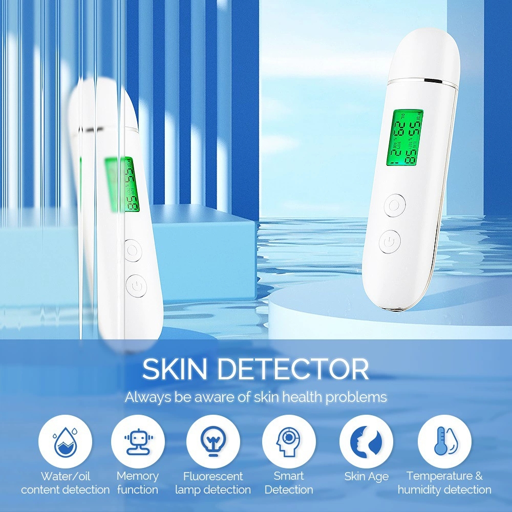 Skin Moisture Tester Smart Skin Moisture Oil Detection Facial Test Pen ...