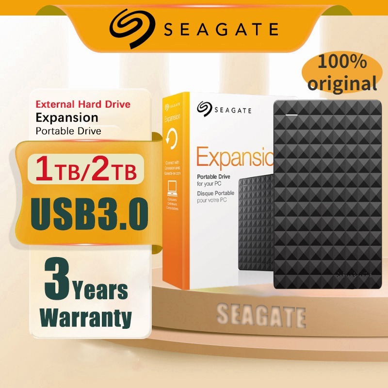 Seagate External Hard Drive Expansion Storage 1TB/2TB Portable 2.5 High ...