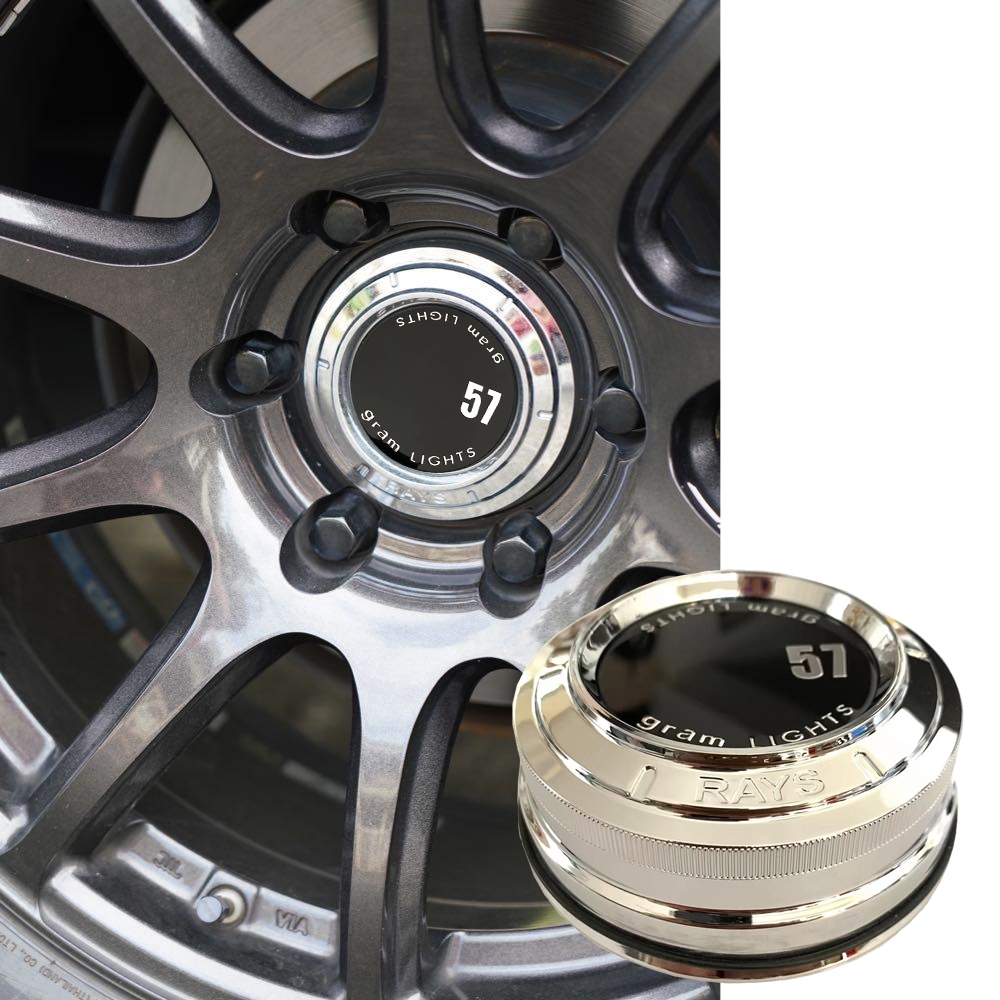 1PC RAYS VOLK RACING (VR) 4X4 Center Cap for a PCD of 6H-139.7 only ...