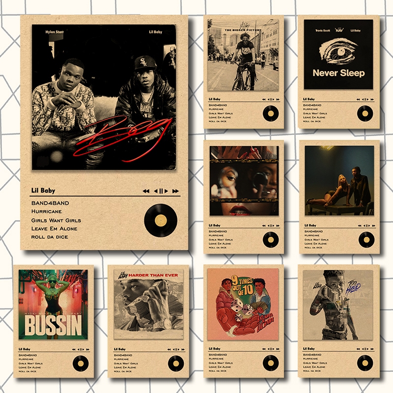 Lil Baby Posters Music Album Posters Rock Poster Hip Hop Posters For ...