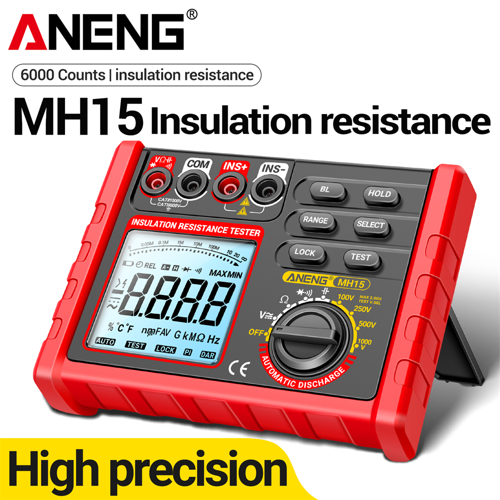 ANENG MH15 Insulation Resistance Multifunctional Digital Meter ...