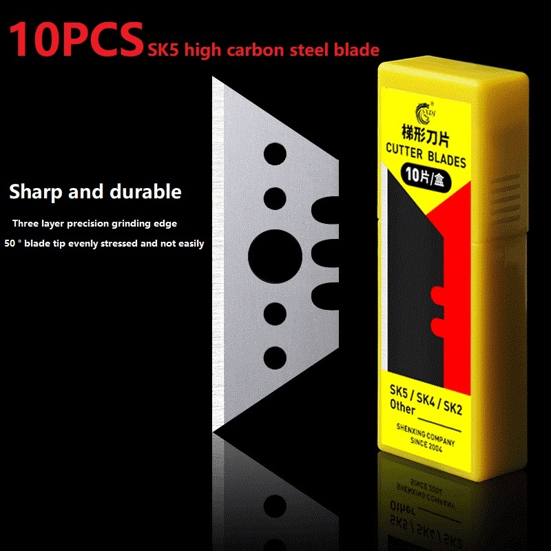 10pcs/pack Heavy Duty SK5 Blades for Drywall, Leather, Rubber and ...