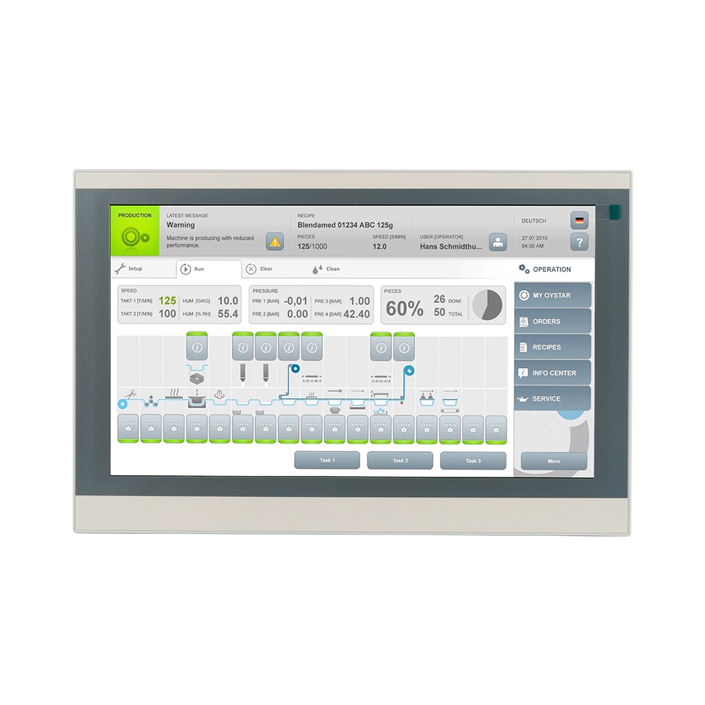 AMX-HR1506IE AMSAMOTION 15inch HMI Industrial touch screen display embedded industrial ...