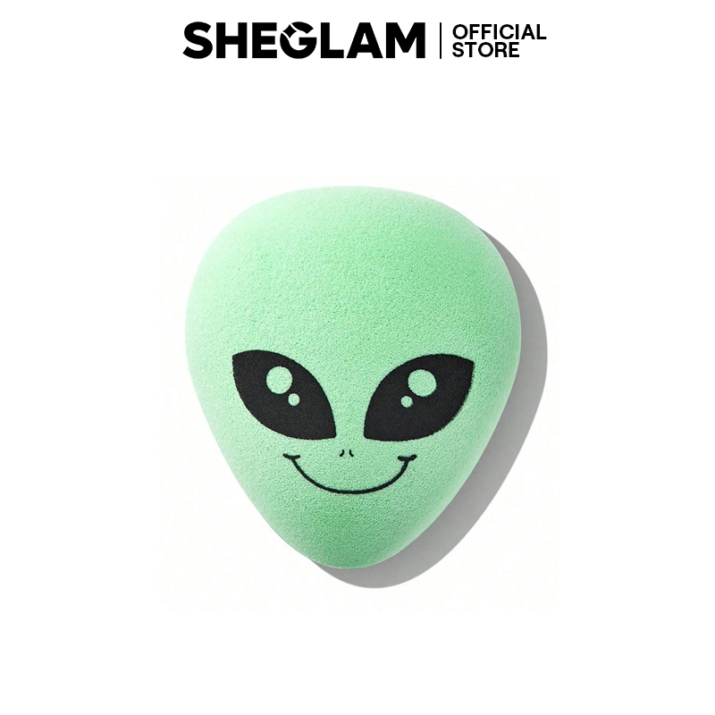 SHEGLAM Interstellar Beauty Sponge Alien Graphic Makeup Blending Sponge ...