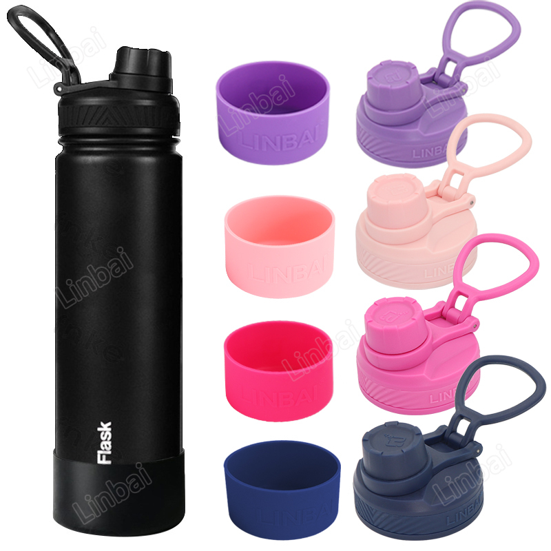 LINBAI Flask Accessories Large Handle Sport Cap for 12oz-64oz Cup Lid ...
