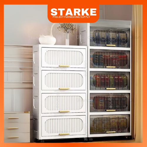 StarkePlus 32-70cm Durabox Cabinet Drawer Flip Top Storage Plastic ...