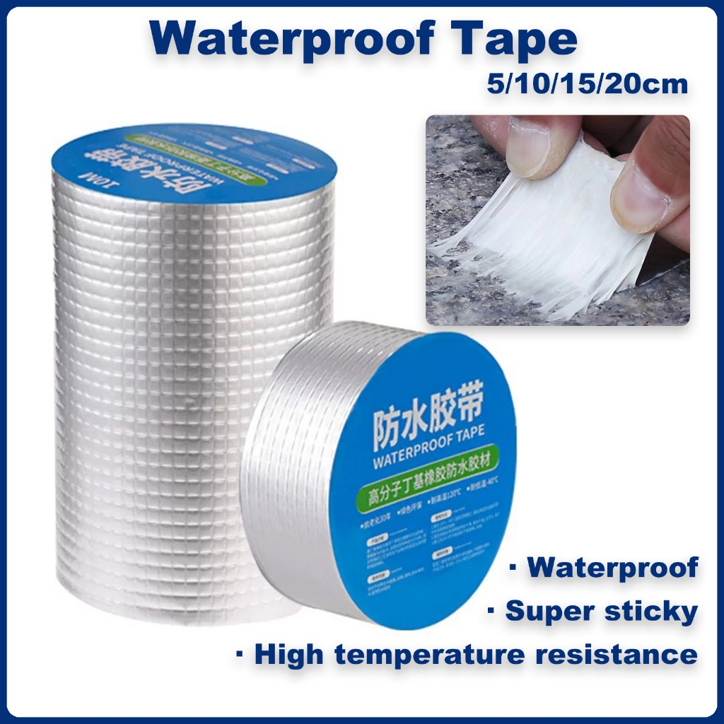 Aluminum Foil Butyl Waterproof Tape For roof leak Roof Sealant Wall ...