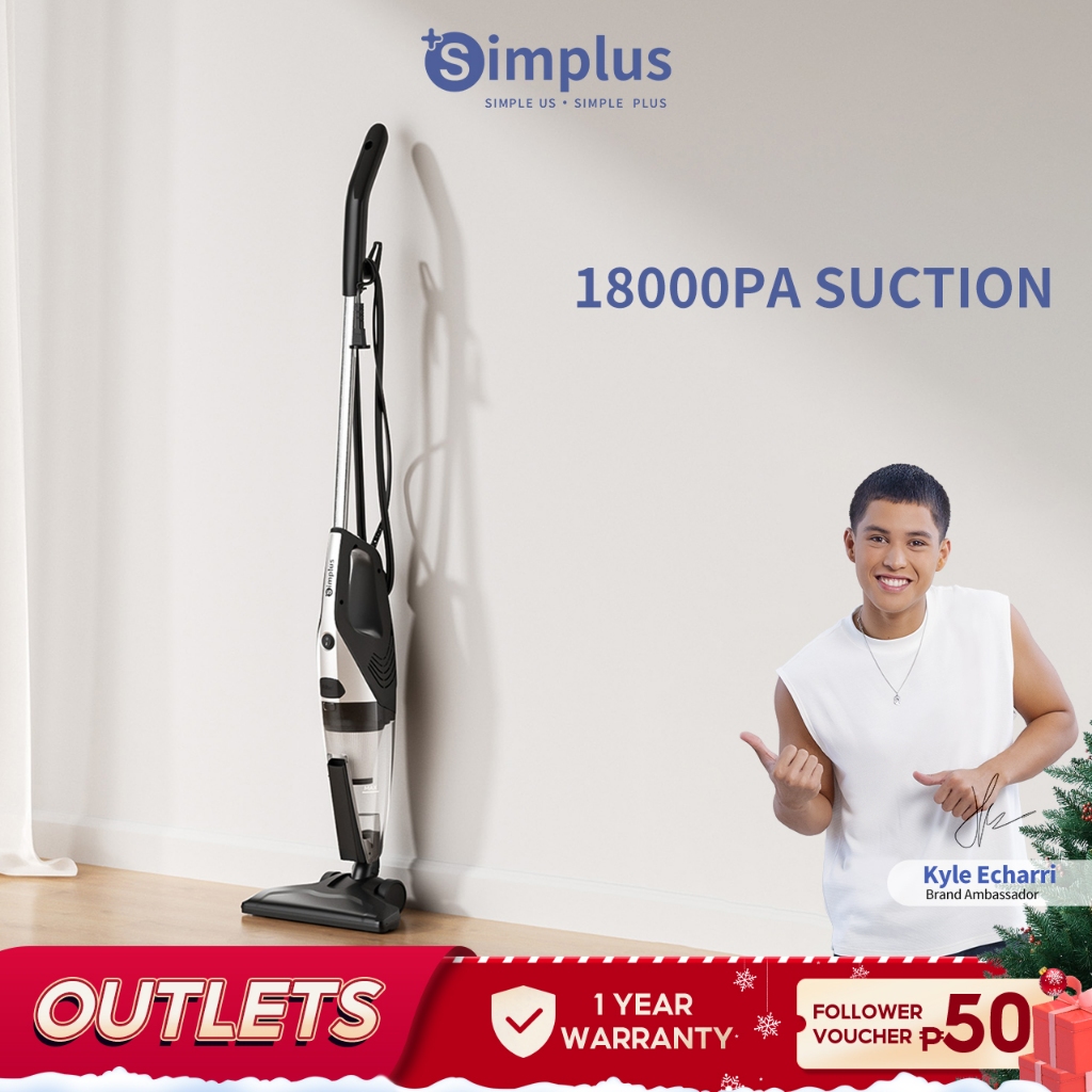 Simplus Vacuum Cleaner Handheld Vacuum Stick Vacuum Household 18000pa Suction 3 Interchangeable ...