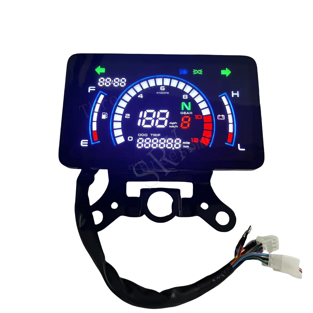 TMX 125 ALPHA Speedometer Digital Meter Assy For Honda CG125 Rusi Tc ...