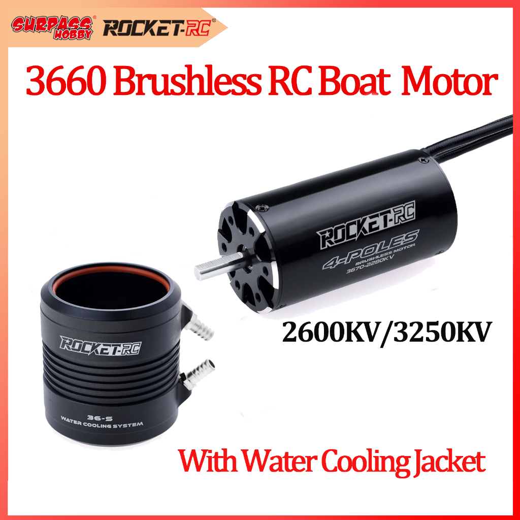 SURPASS HOBBY 3660 2600KV 3250KV Brushless Sensorless Waterproof Motor ...