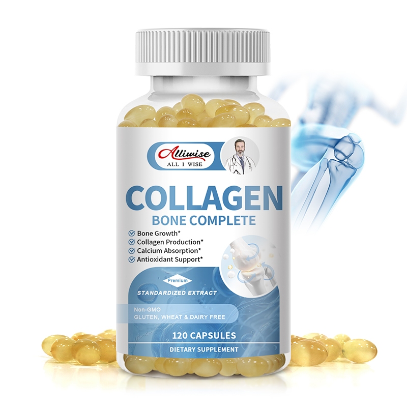 Alliwise Collagen Bone Complete Supplement Advanced Bone Marine ...